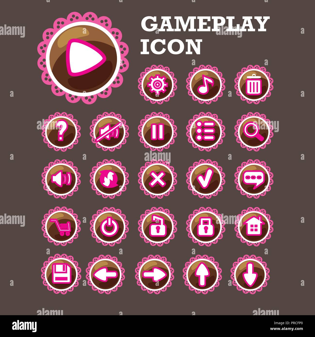Gaming item Stock Vector Images - Alamy