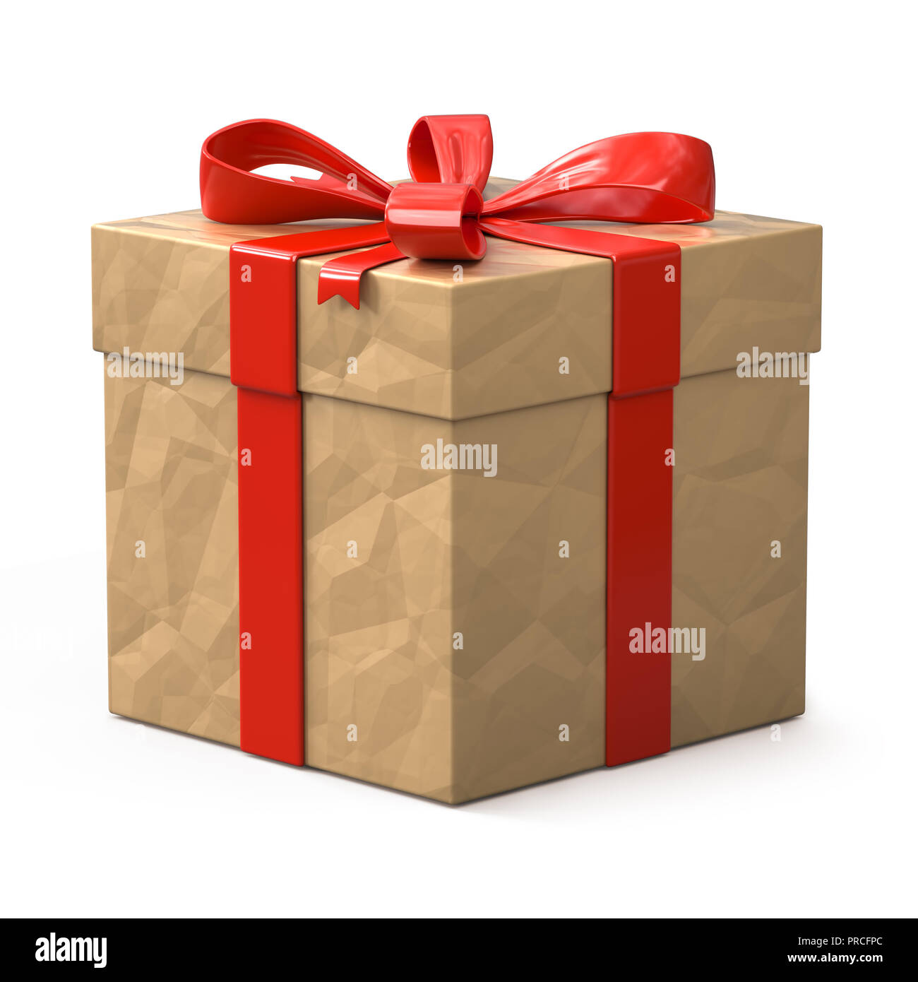 Christmas gift box empty Cut Out Stock Images & Pictures - Alamy