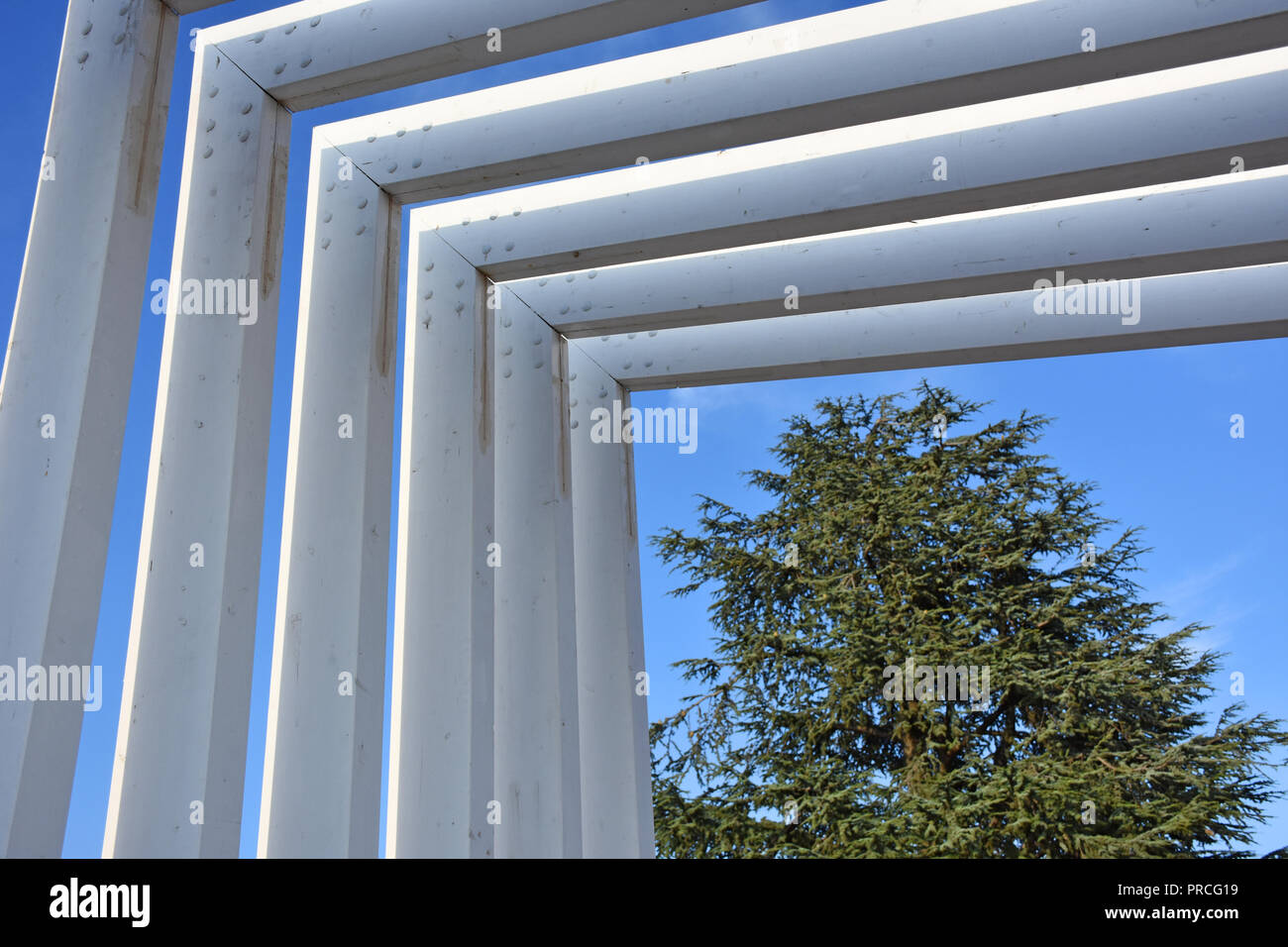 Signals, equipment and structure for cycle track Stock Photo - Alamy