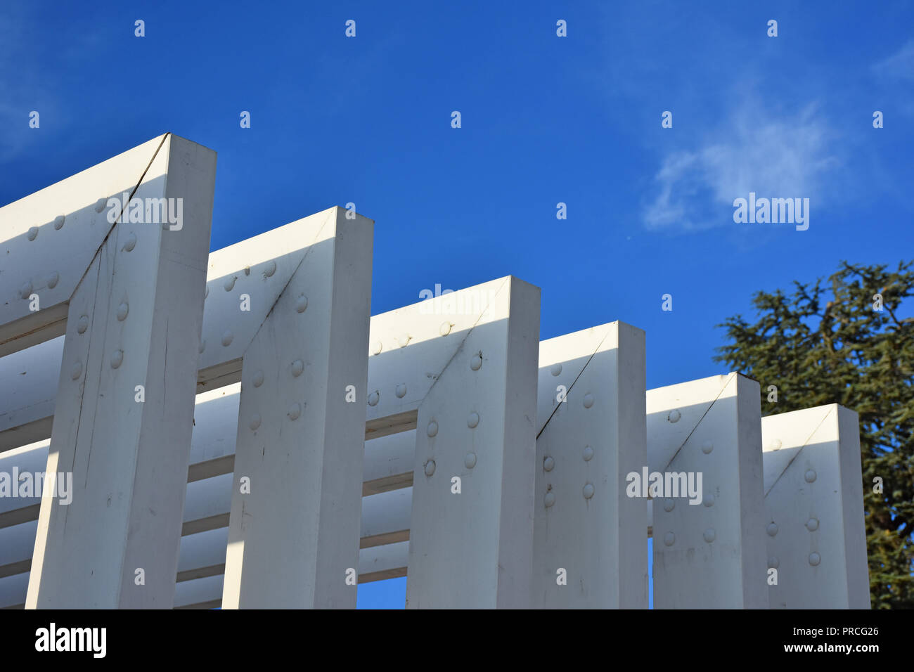 Signals, equipment and structure for cycle track Stock Photo - Alamy
