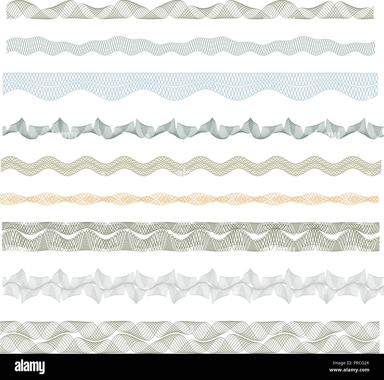 Guilloche Border Guilloche Border Vector Art & Graphics