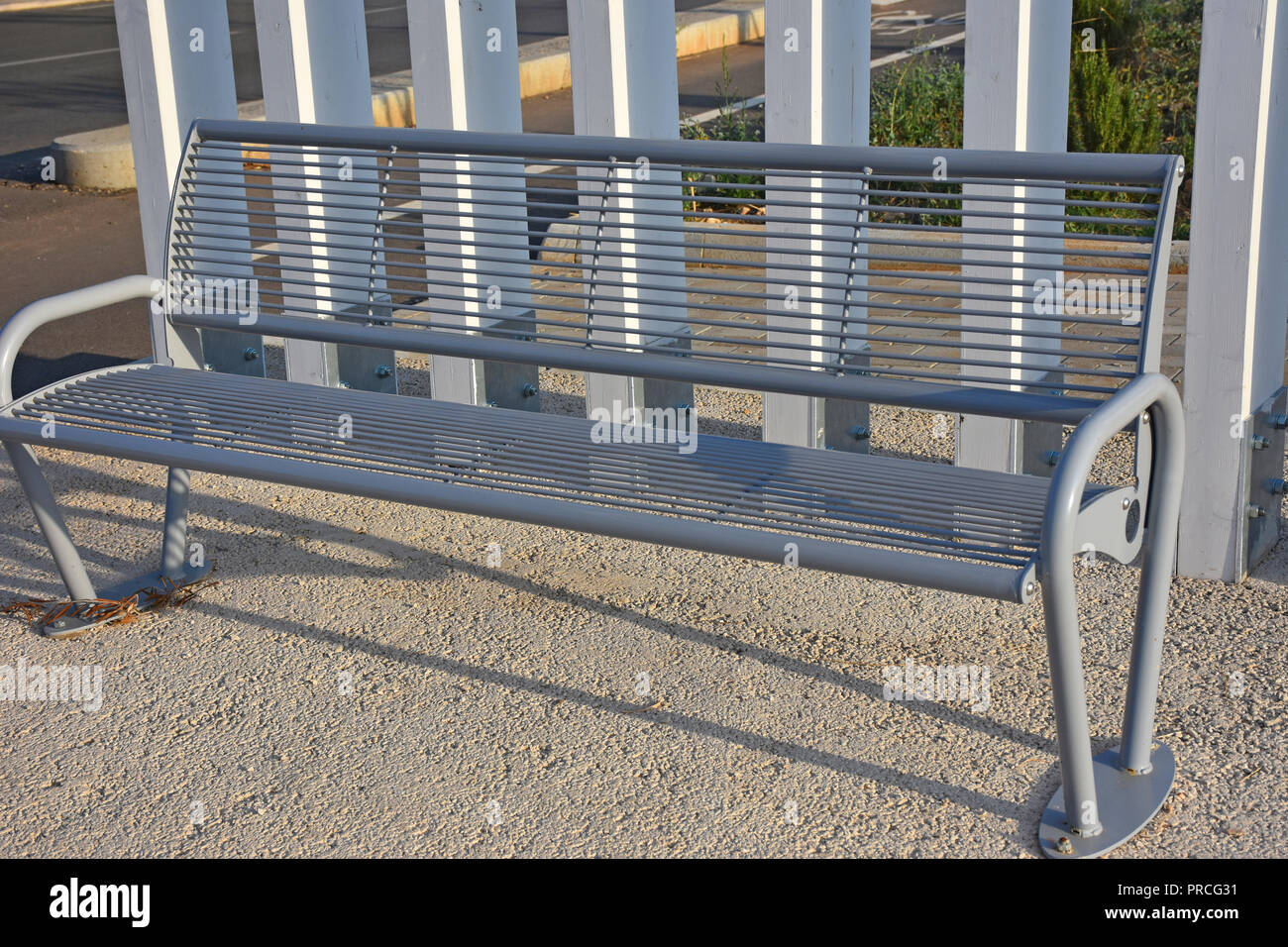 Signals, equipment and structure for cycle track Stock Photo - Alamy