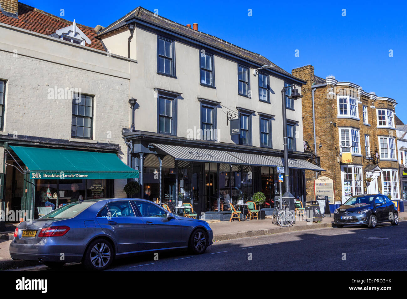 bishops stortford town centre high street ,a quaint historic market ...