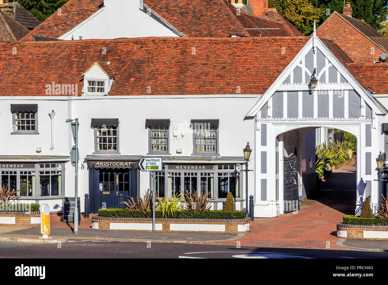 bishops stortford town centre high street ,a quaint historic market ...