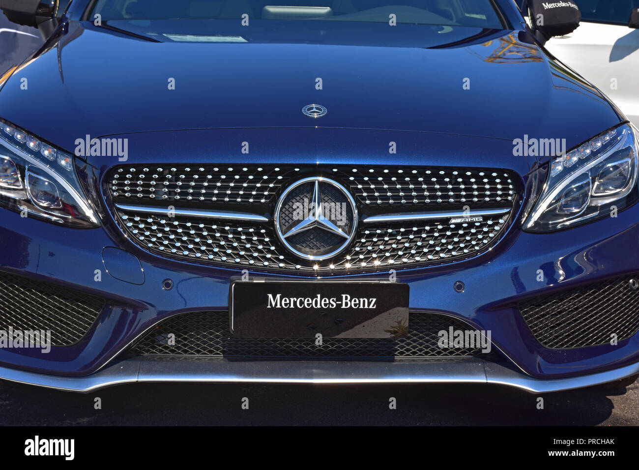 Mercedes brand car Stock Photo - Alamy