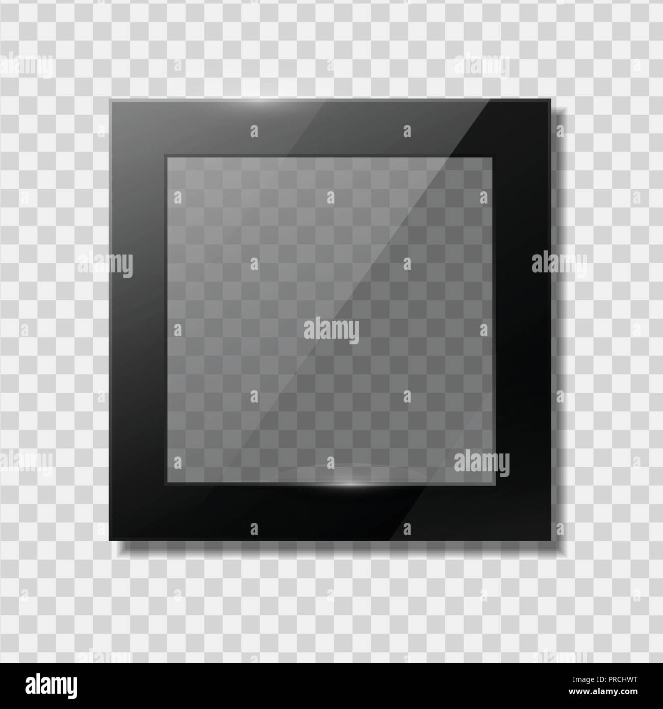 Black frames transparent Stock Vector Image & Art - Alamy
