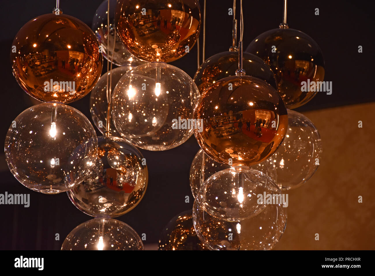 Modern glass objects for furniture Stock Photo - Alamy