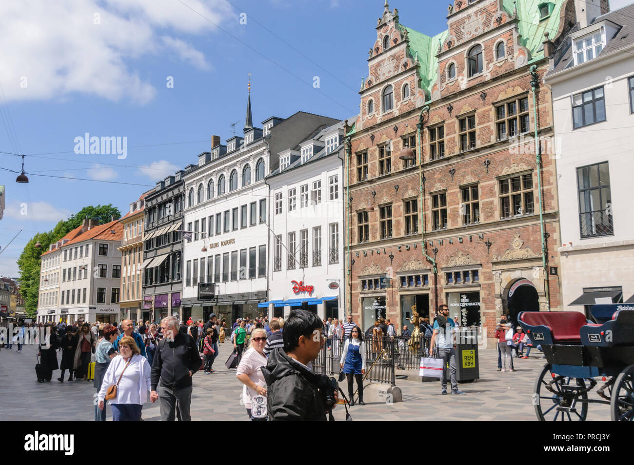 Shopping precinct in Copenhagen, Denmark Stock Photo - Alamy