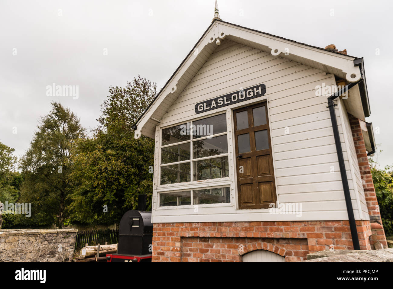 Restored signal box from the the Great Northern Railway (Ireland) at ...