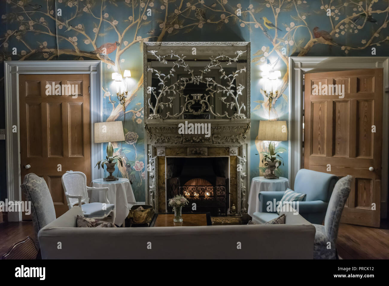 Stately home fireplace hi-res stock photography and images - Alamy