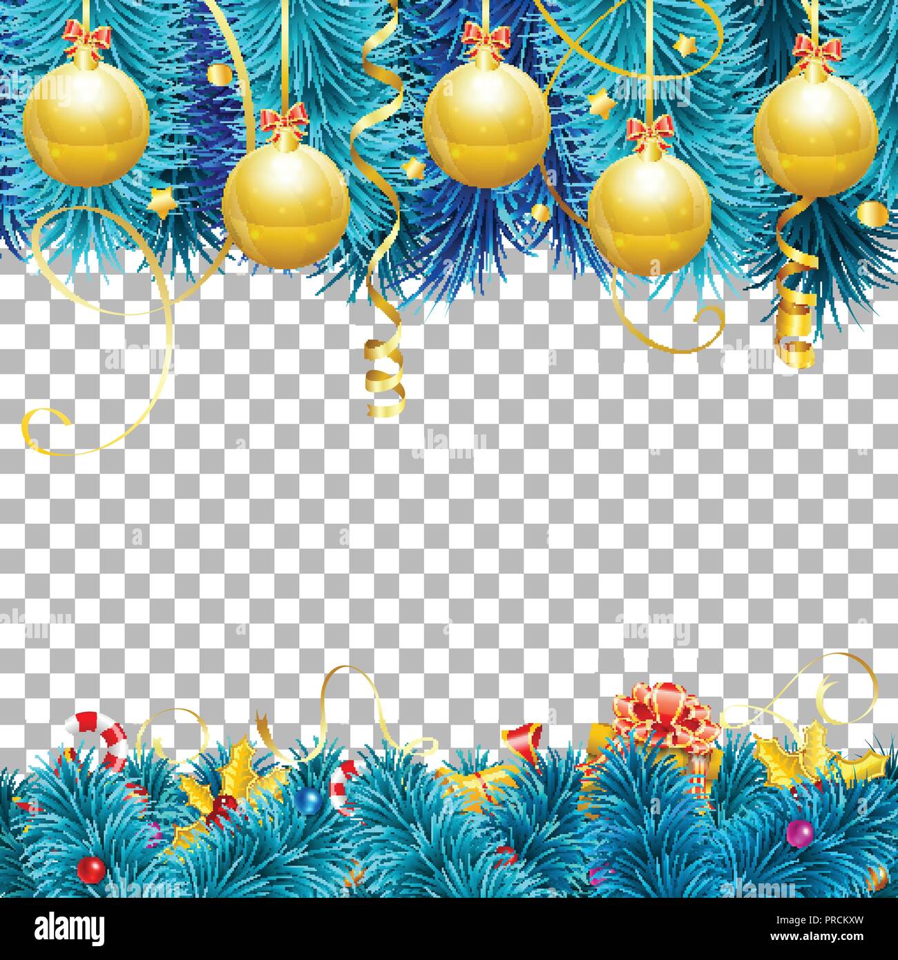 Christmas frame holly mistletoe Stock Vector Images - Alamy