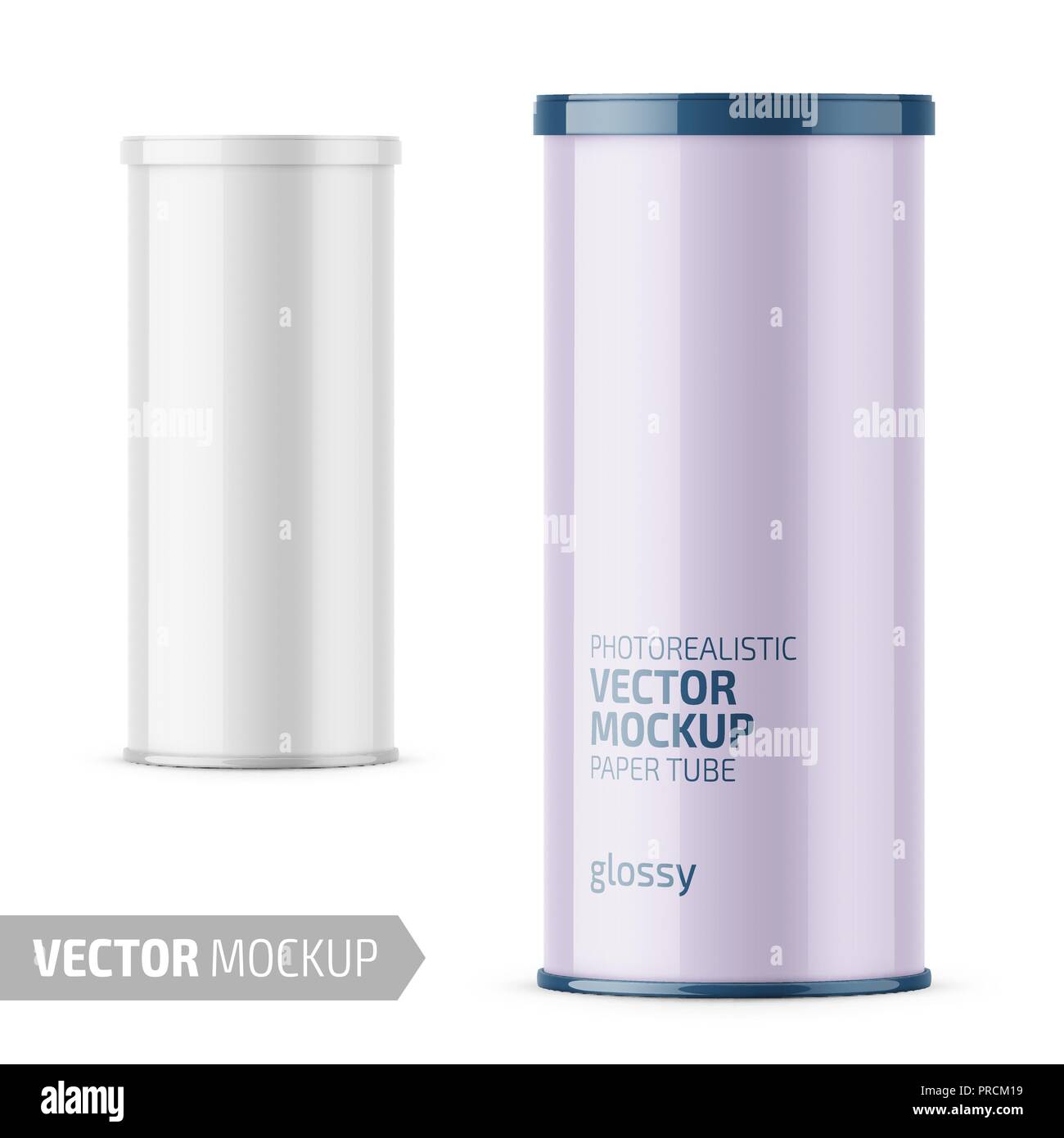 Paper tube cap cardboard Stock Vector Images - Alamy