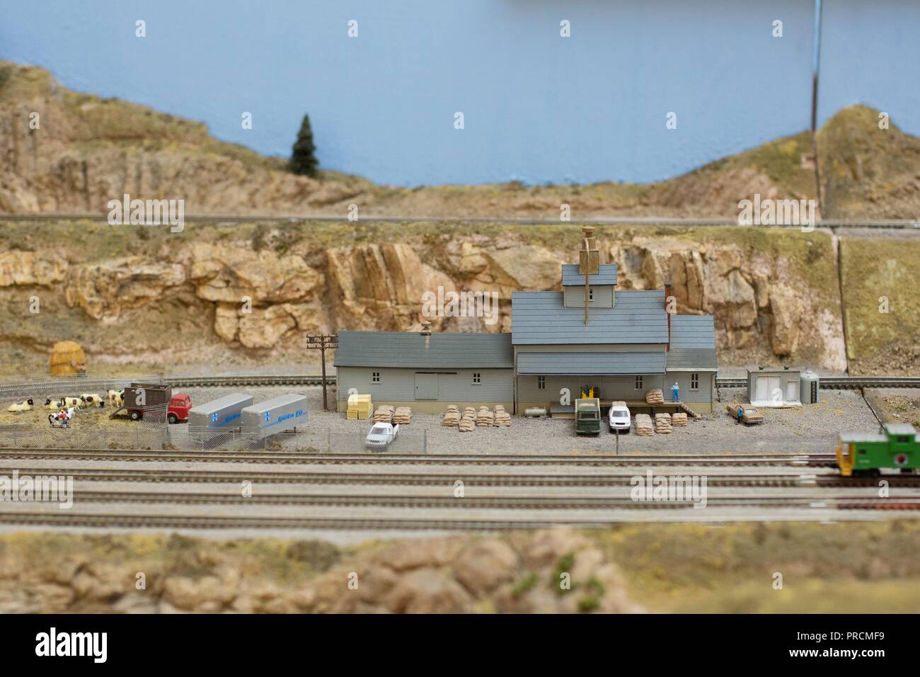 Mini train track hi-res stock photography and images - Alamy