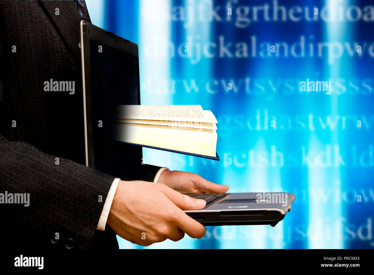 Coming out computer screen hi-res stock photography and images - Alamy