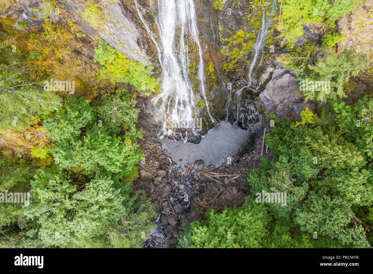 Overhead waterfall view hi-res stock photography and images - Alamy