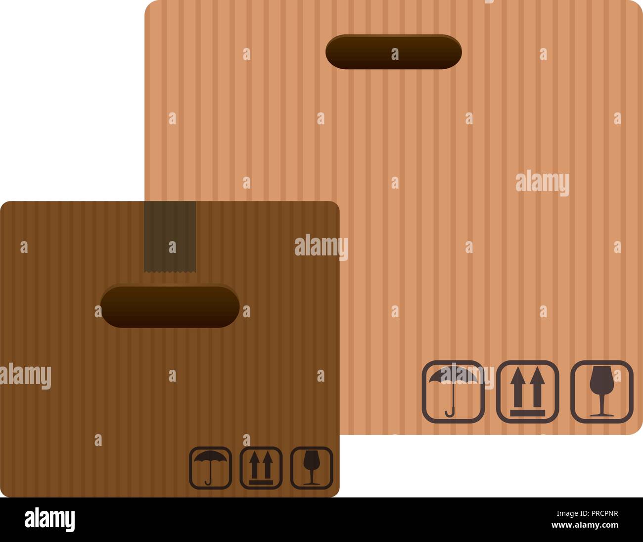 packing boxes carton icons vector illustration design Stock Vector ...