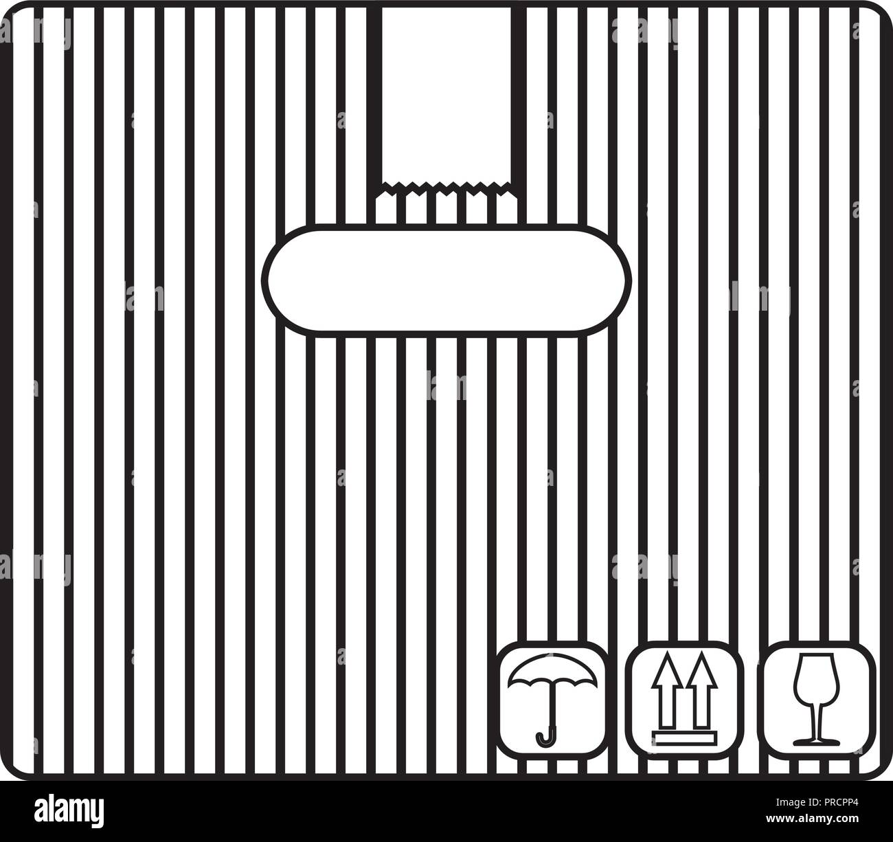 packing box carton icon vector illustration design Stock Vector Image ...