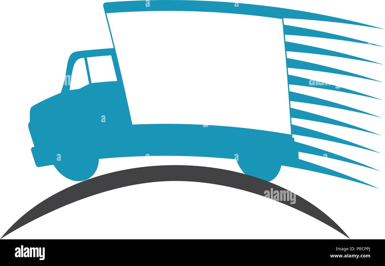 truck vehicle with speed service vector illustration design Stock ...