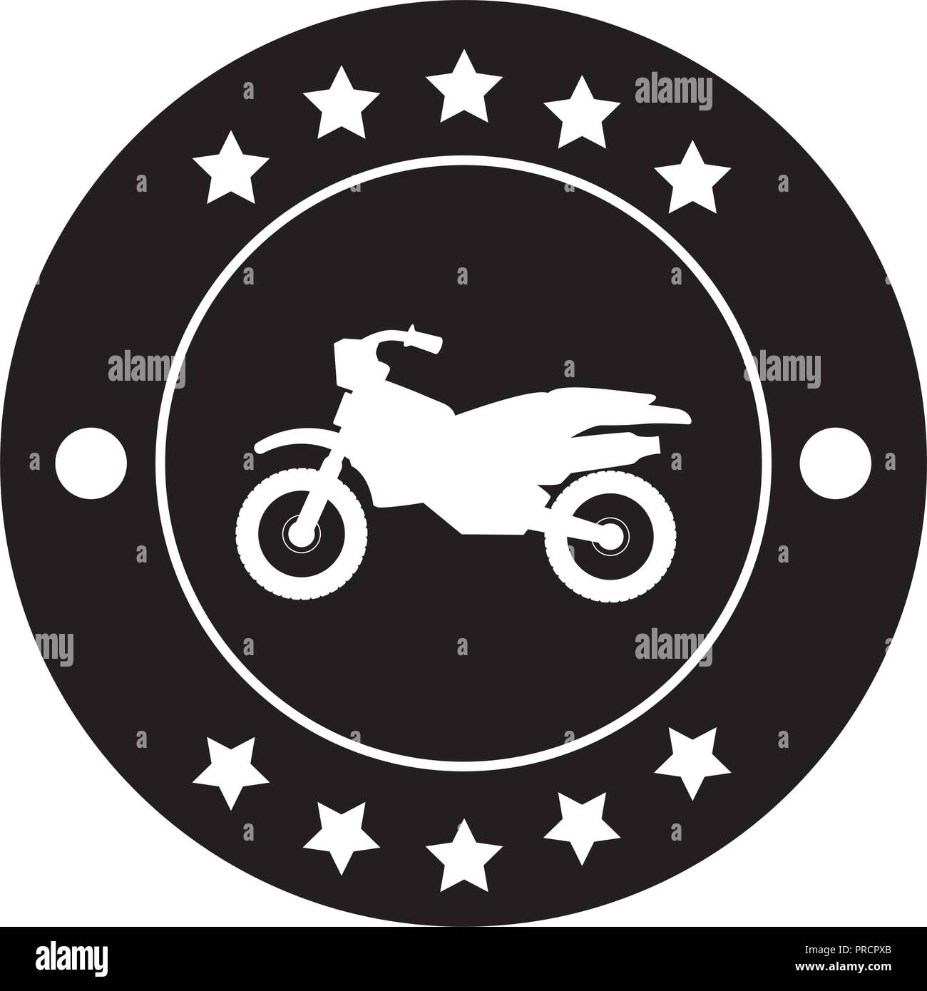 sport motorcycle seal stamp vector illustration design Stock Vector ...