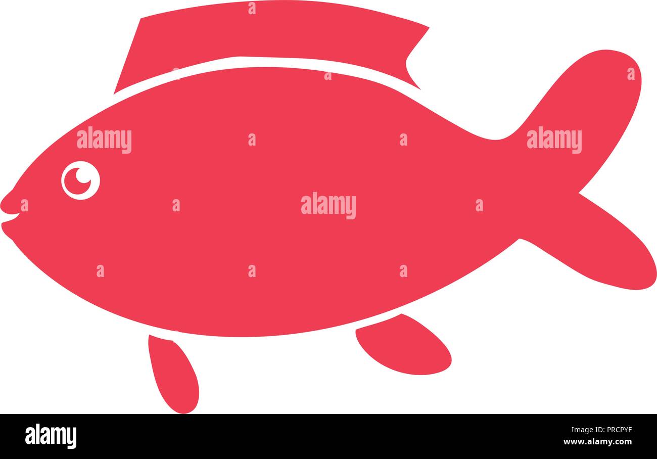 fish animal isolated icon vector illustration design Stock Vector Image ...