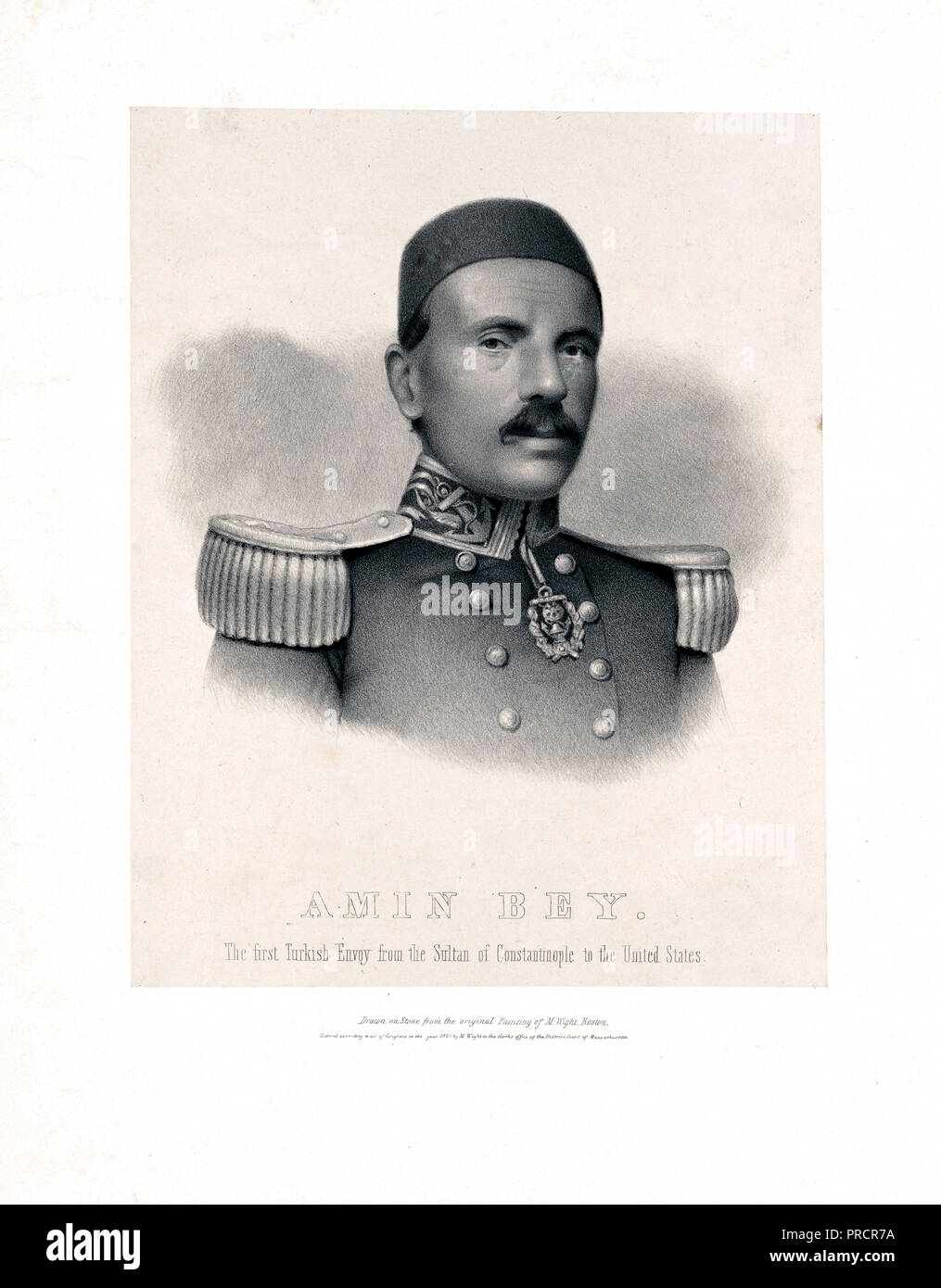 Amen Bey. The first turkish envoy from the Sultan of Constantinople to ...