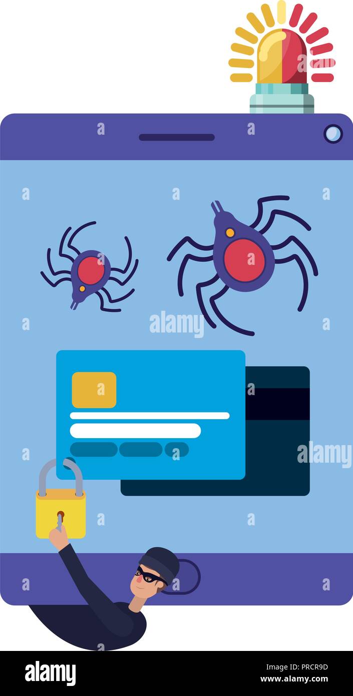 Hacker Stealing Information Avatar Character Stock Vector Image And Art Alamy