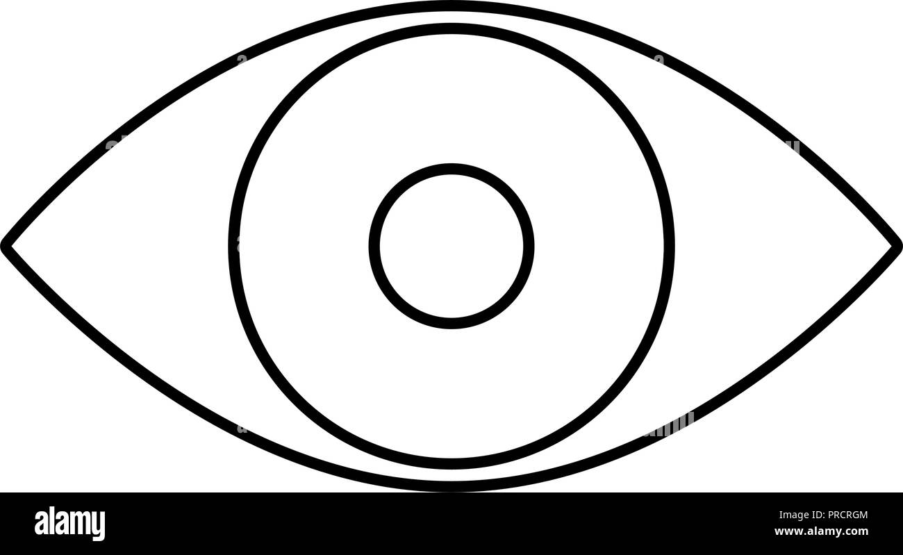 open eye isolated icon Stock Vector Image & Art - Alamy