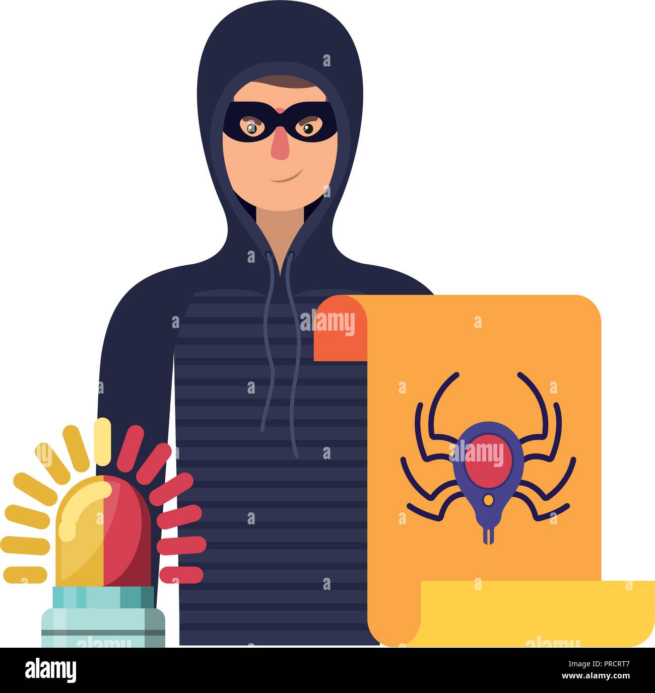 Hacker computer avatar character hi-res stock photography and images - Alamy
