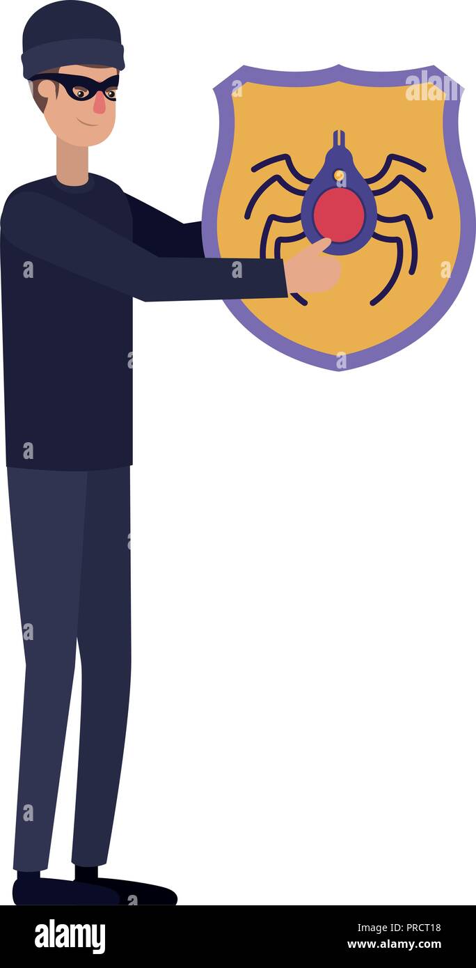 Hacker computer avatar character hi-res stock photography and images - Alamy