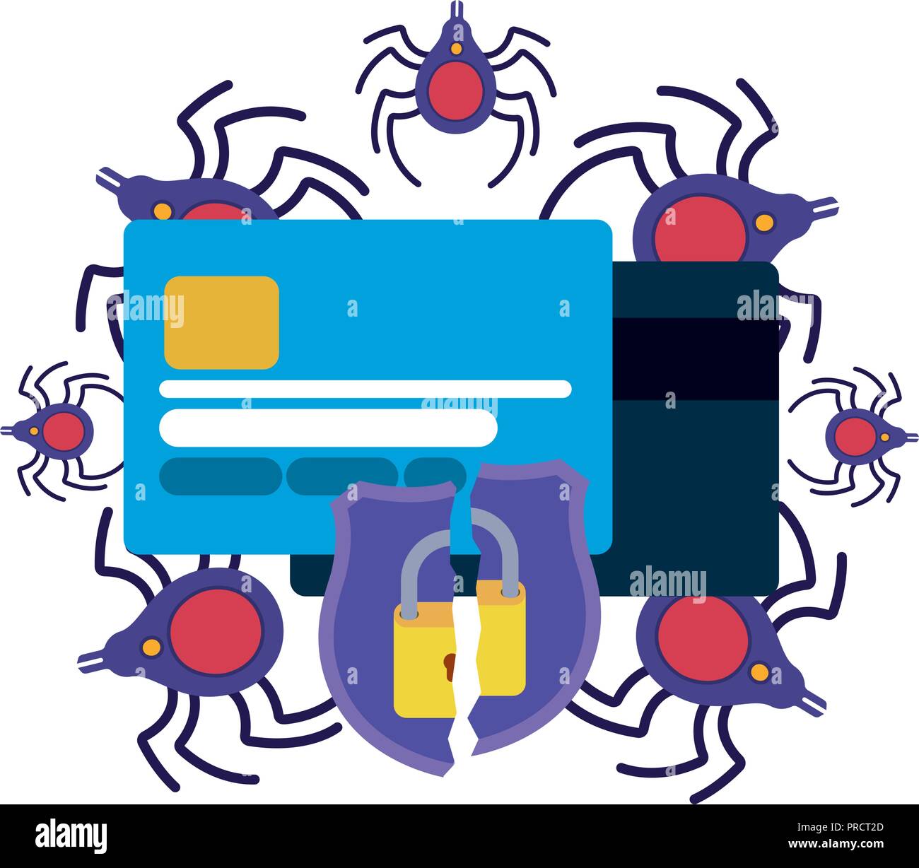 Money spider Stock Vector Images - Alamy