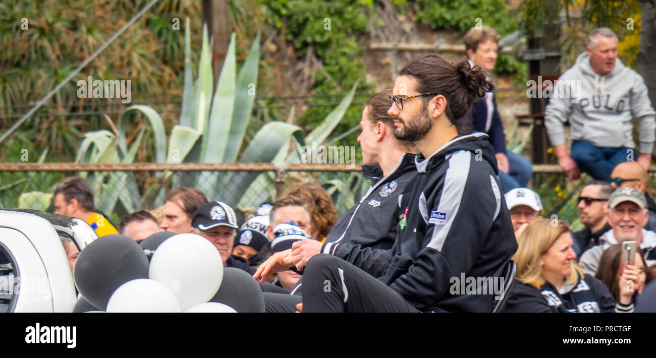 2018 afl grand final parade hi-res stock photography and images - Alamy