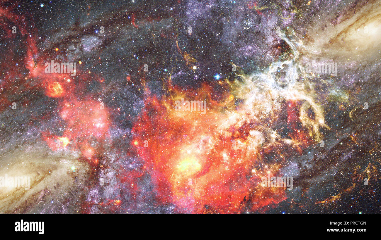 Nebula and stars in deep space. Galaxy star. Elements of this image ...