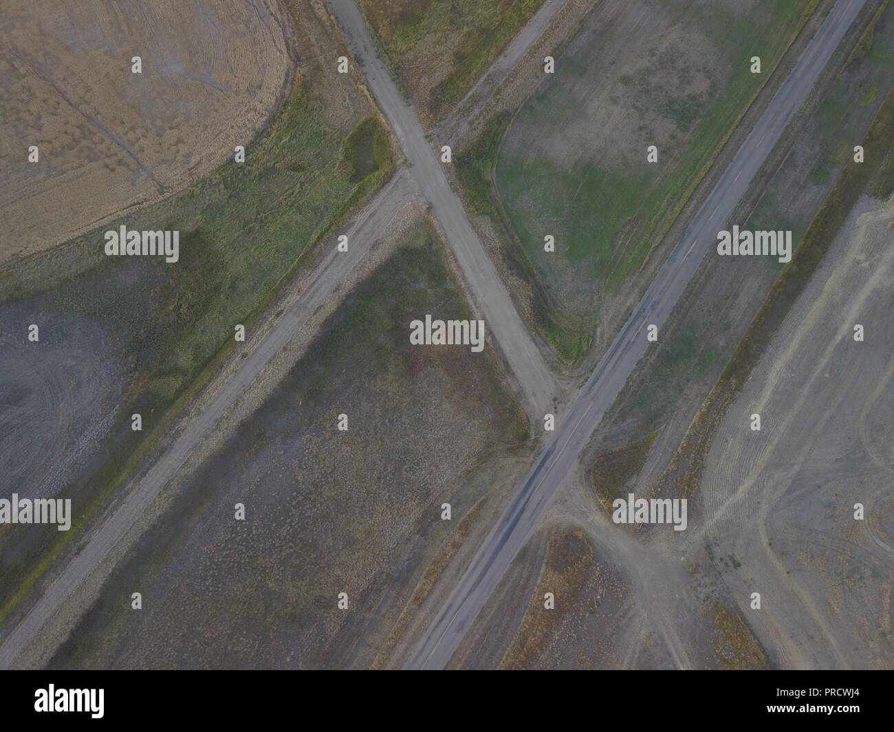 Saskatchewan wheat fields aerial hi-res stock photography and images ...