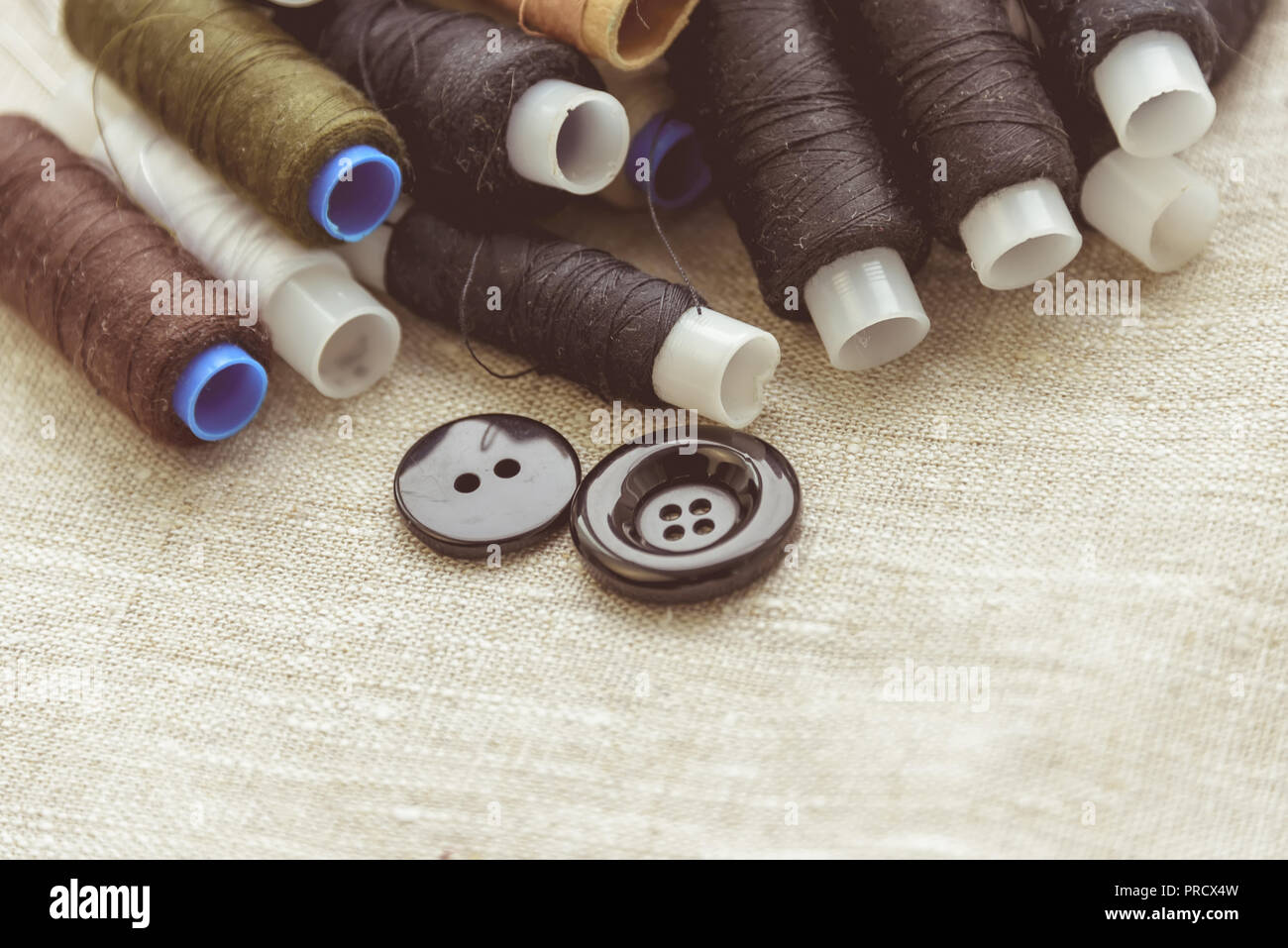 the composition of the seamstress, tailor, sewing thread and for ...