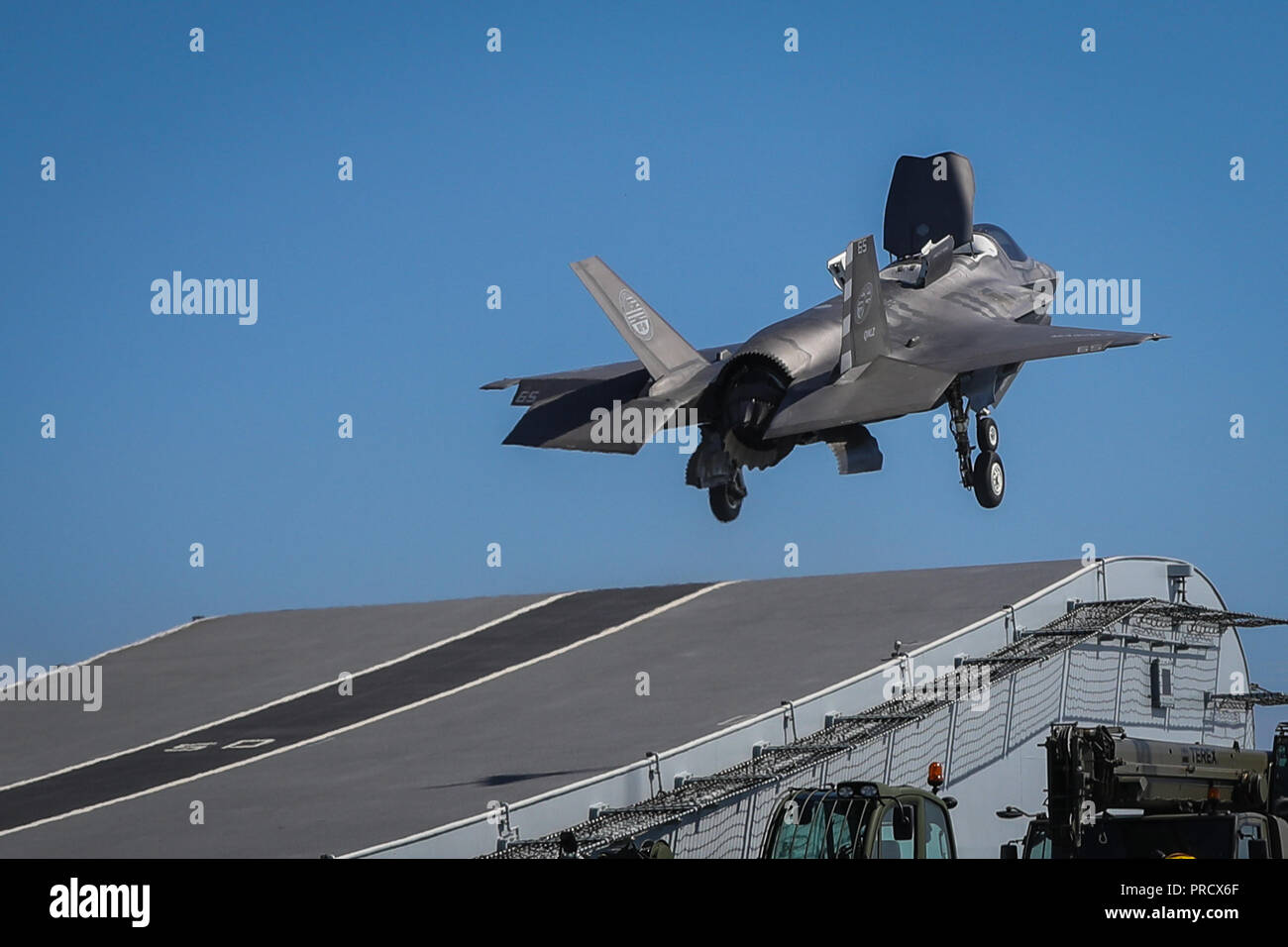 Royal Navy Cmdr. Nathan Gray, test pilot with the F-35 Integrated Test ...
