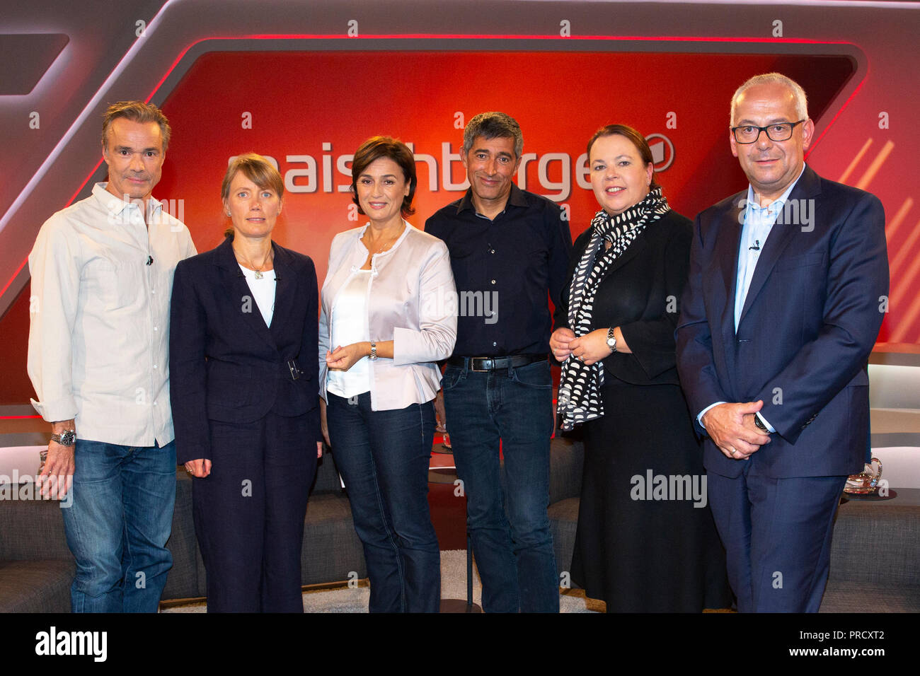 (v.l.) Hannes Jaenicke, Kerstin Etzenbach-Effers, Sandra Maischberger ...