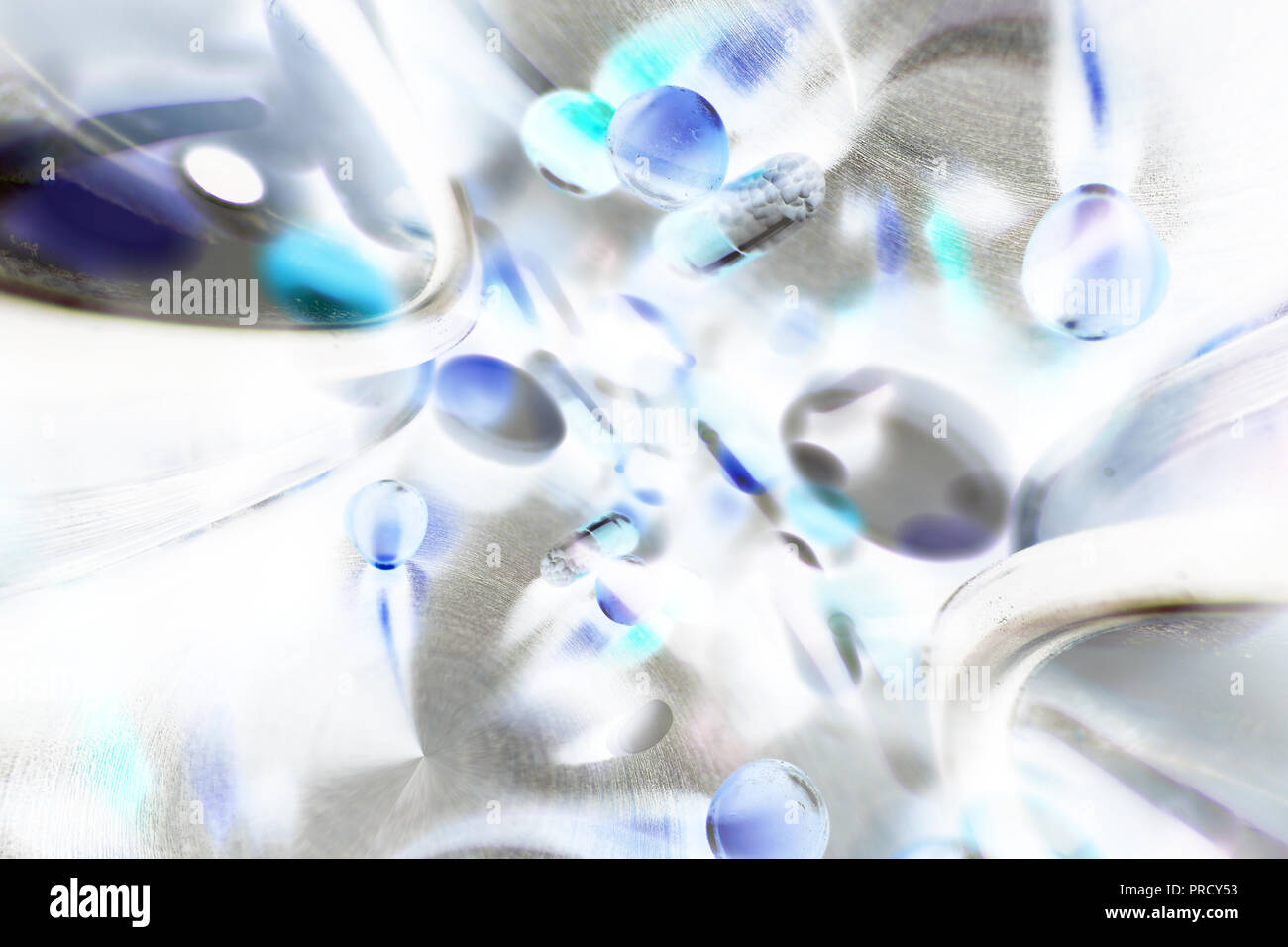 Abstract medication drug background invert multi colors Stock Photo - Alamy