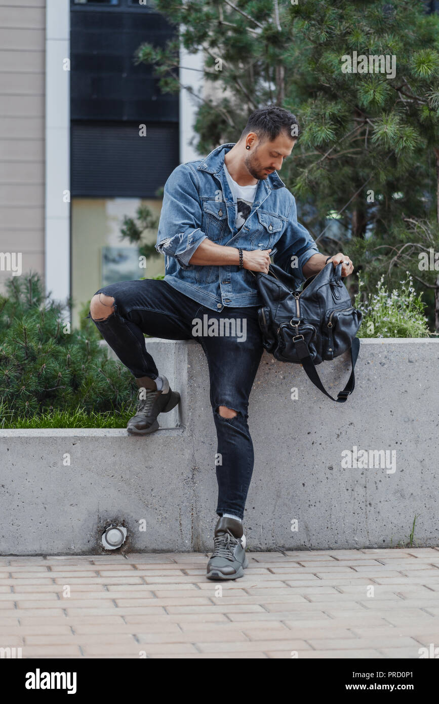 Rummaging bag hi-res stock photography and images - Alamy