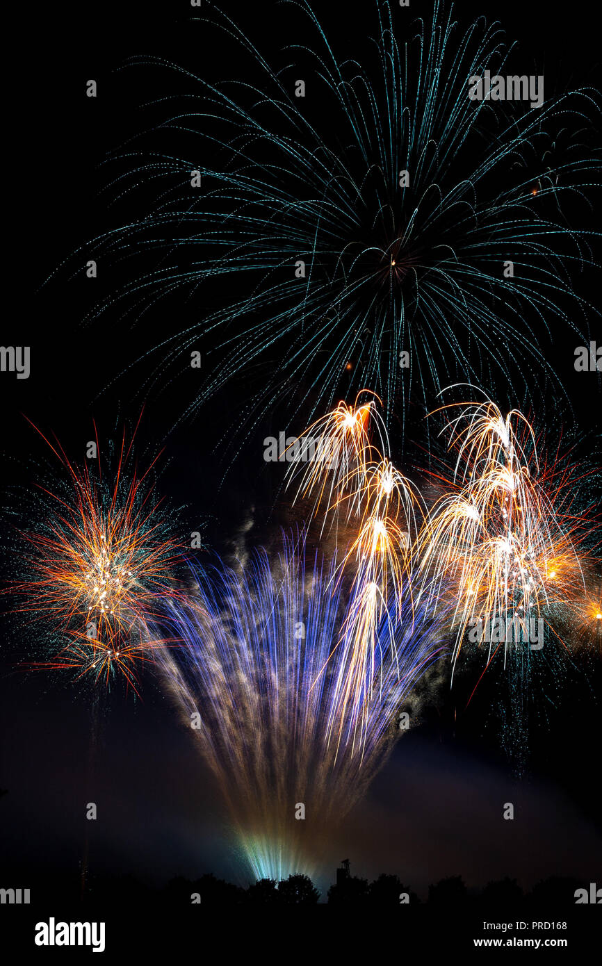 Southport Musical Fireworks Stock Photo - Alamy