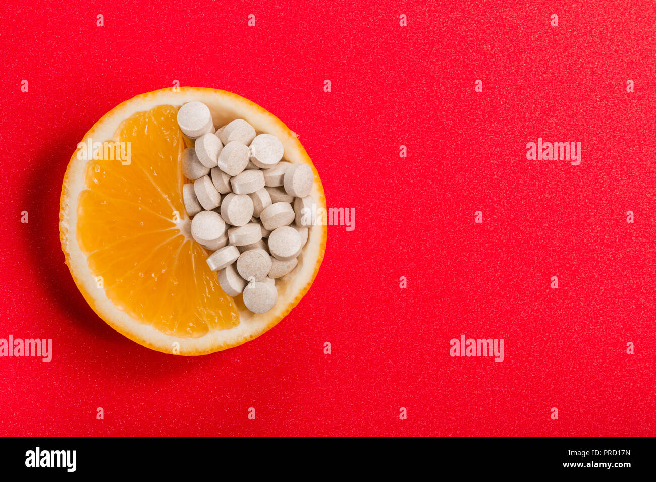 Medication tablets red treatment hi-res stock photography and images ...