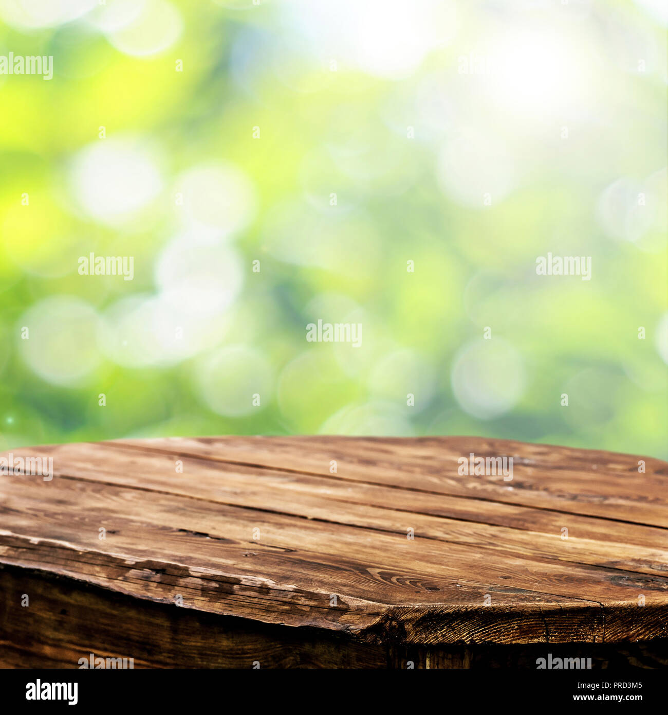 Wooden table background Stock Photo - Alamy