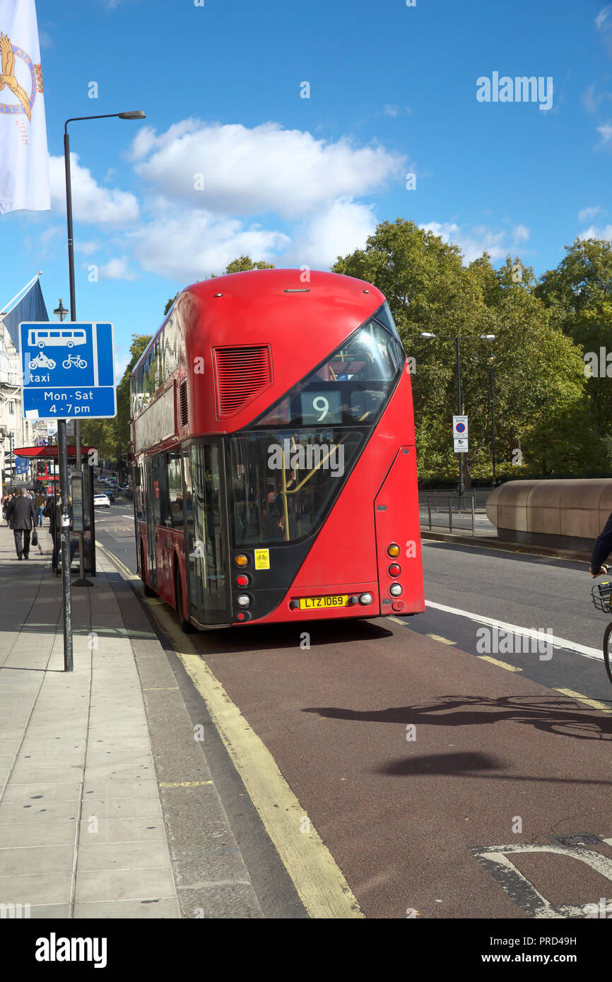 Iconic Red London double decker Bus Stock Photo - Alamy