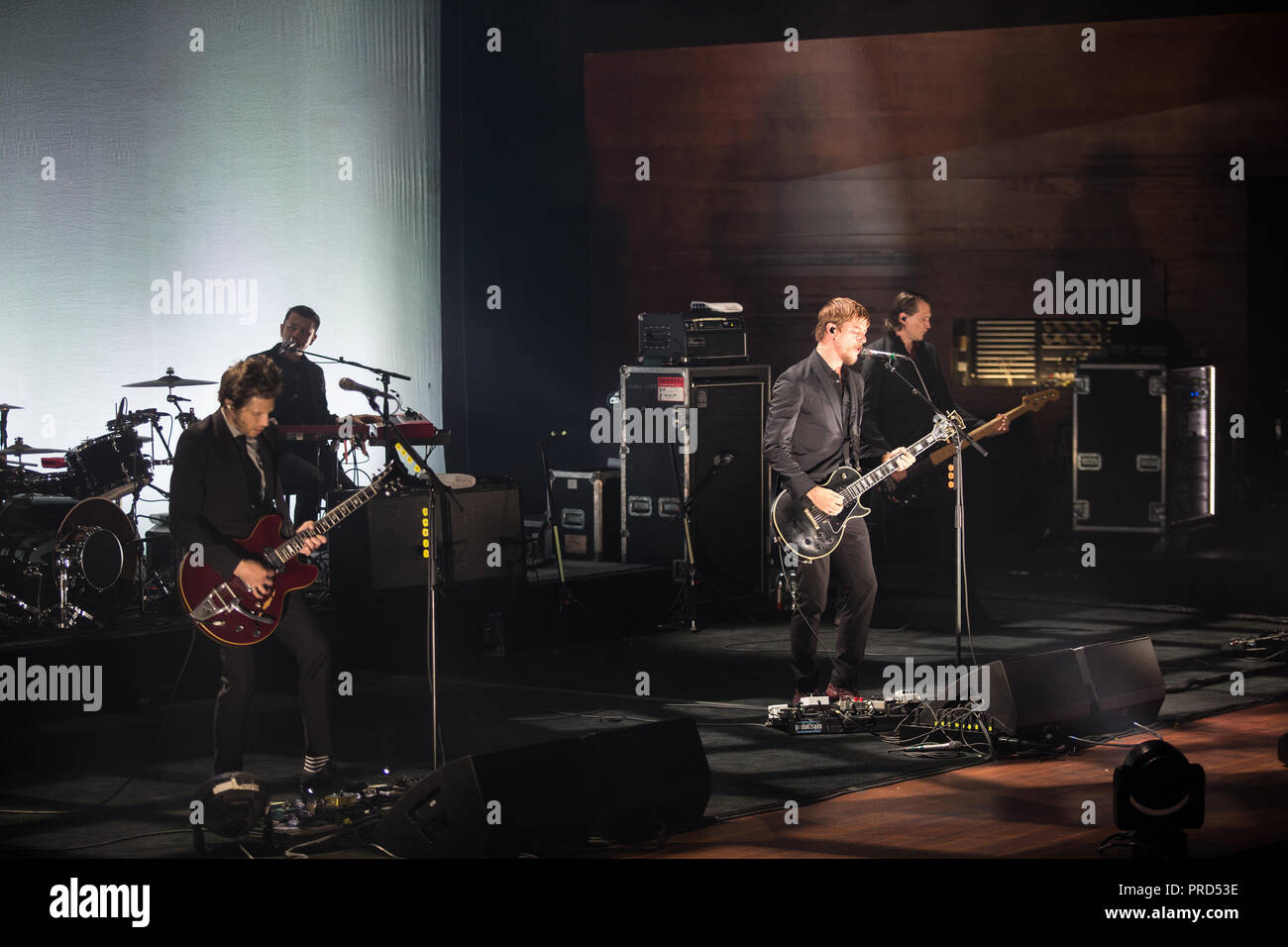 Paul banks and daniel kessler of interpol hi-res stock photography and ...
