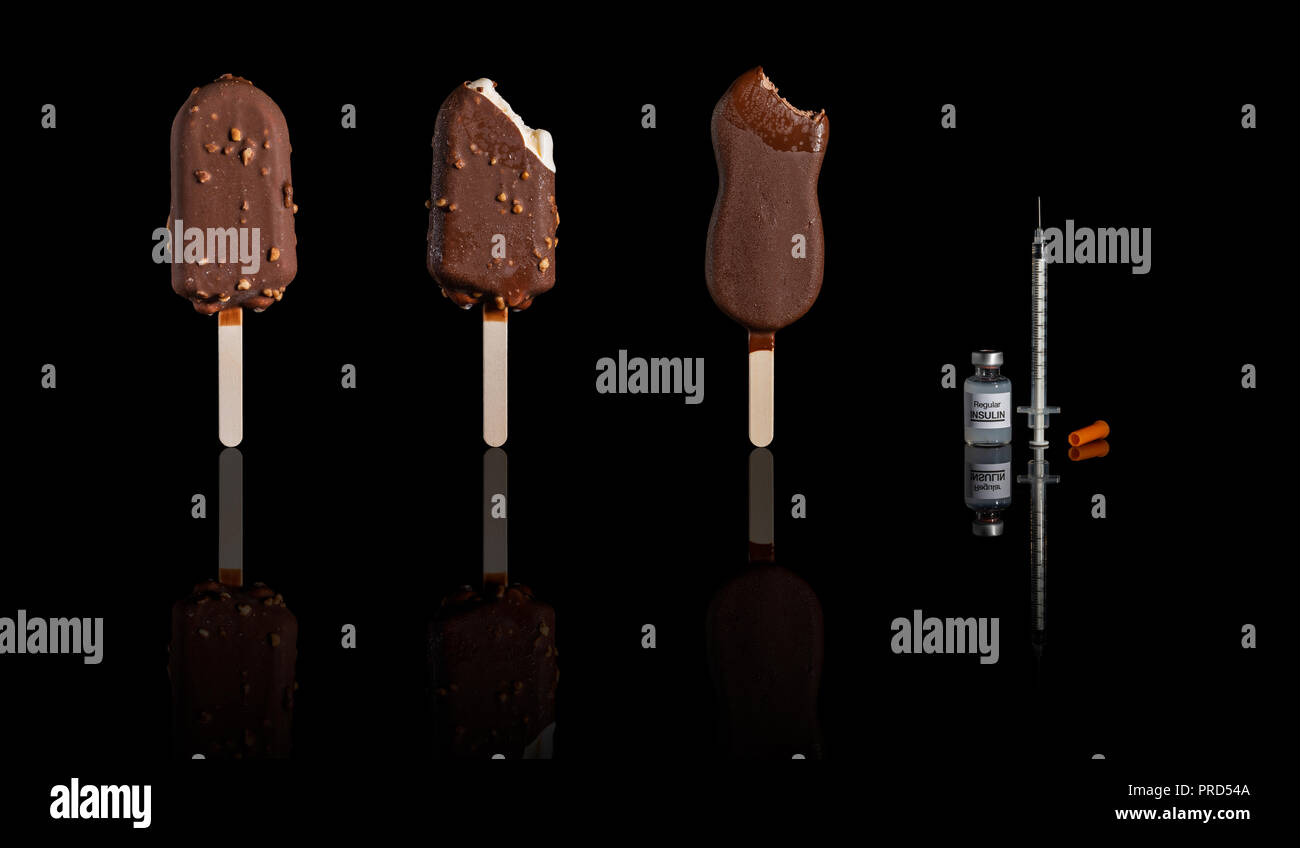 Eat too much sweet food can cause obesity that lead to type two ...