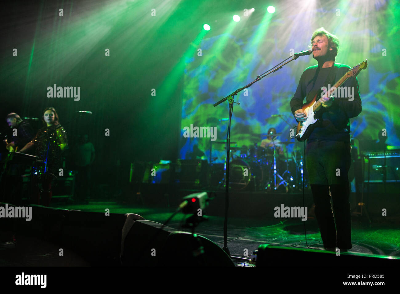 Denmark, Copenhagen - February 21, 2018. The English band Slowdive ...