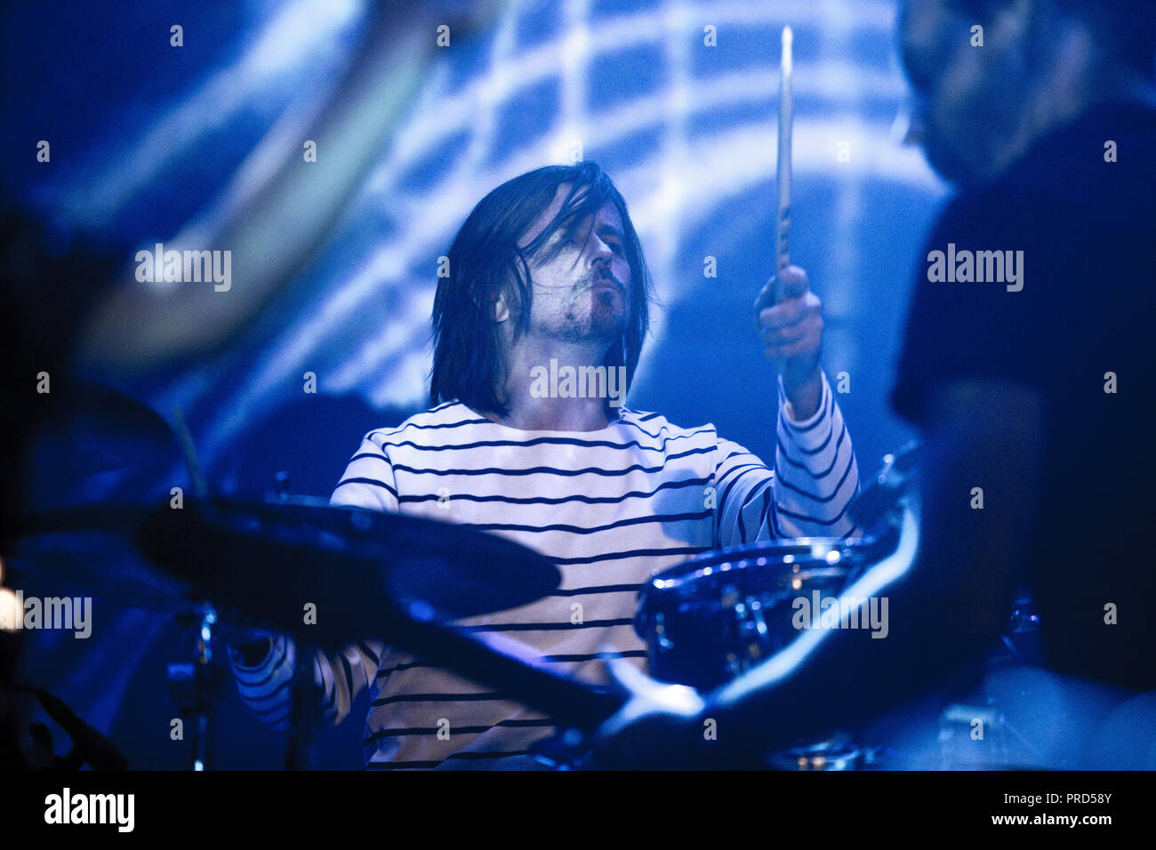 Denmark, Copenhagen - February 21, 2018. The English band Slowdive ...