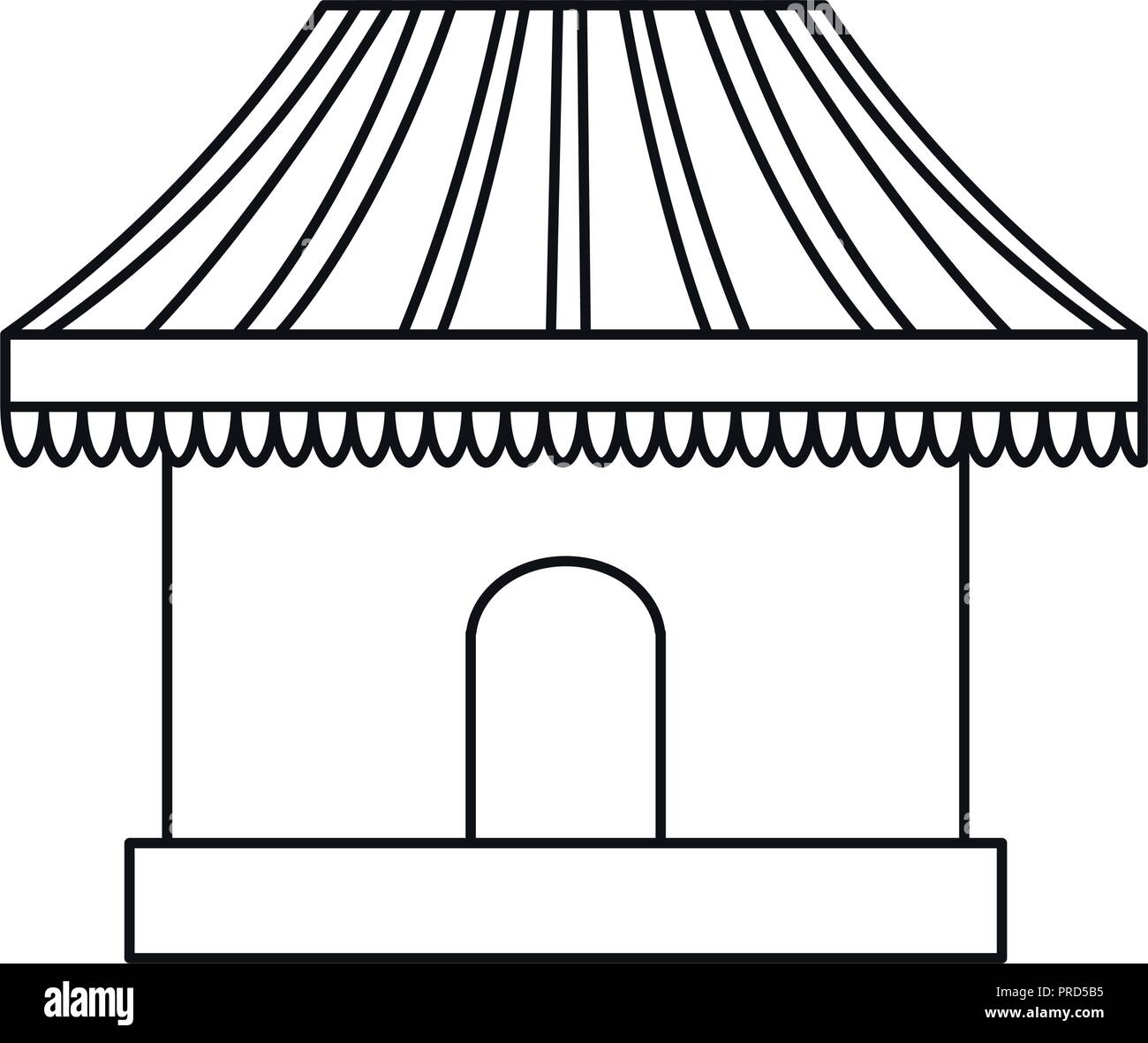 Amusement park ticket booth Stock Vector Images - Alamy