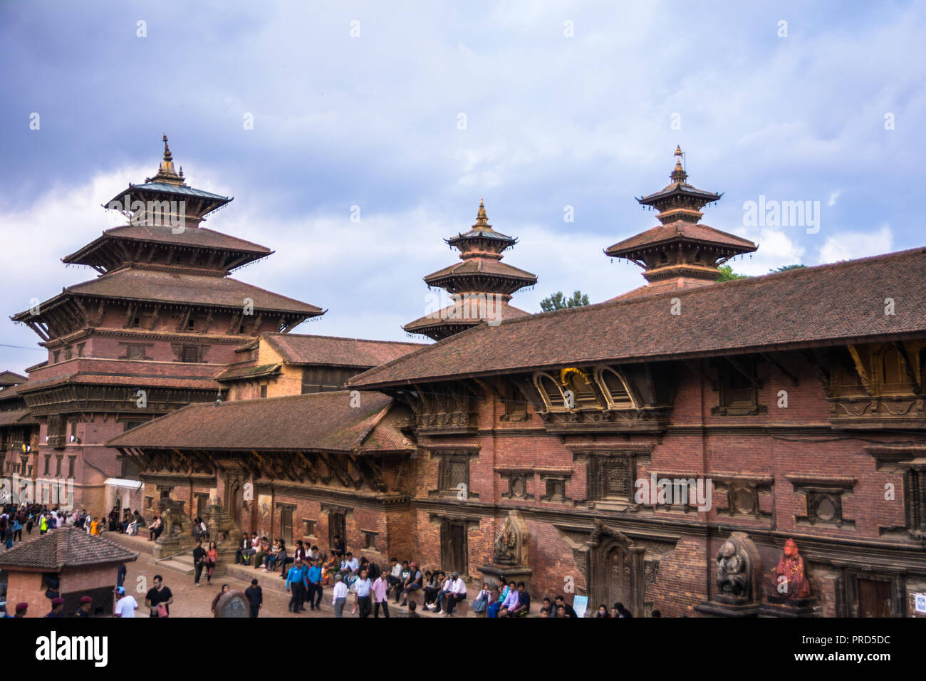 Nepal temple patan Stock Photo - Alamy