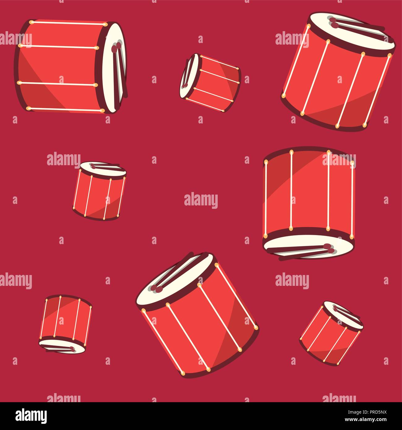 drums musical instrument background design vector illustration Stock ...