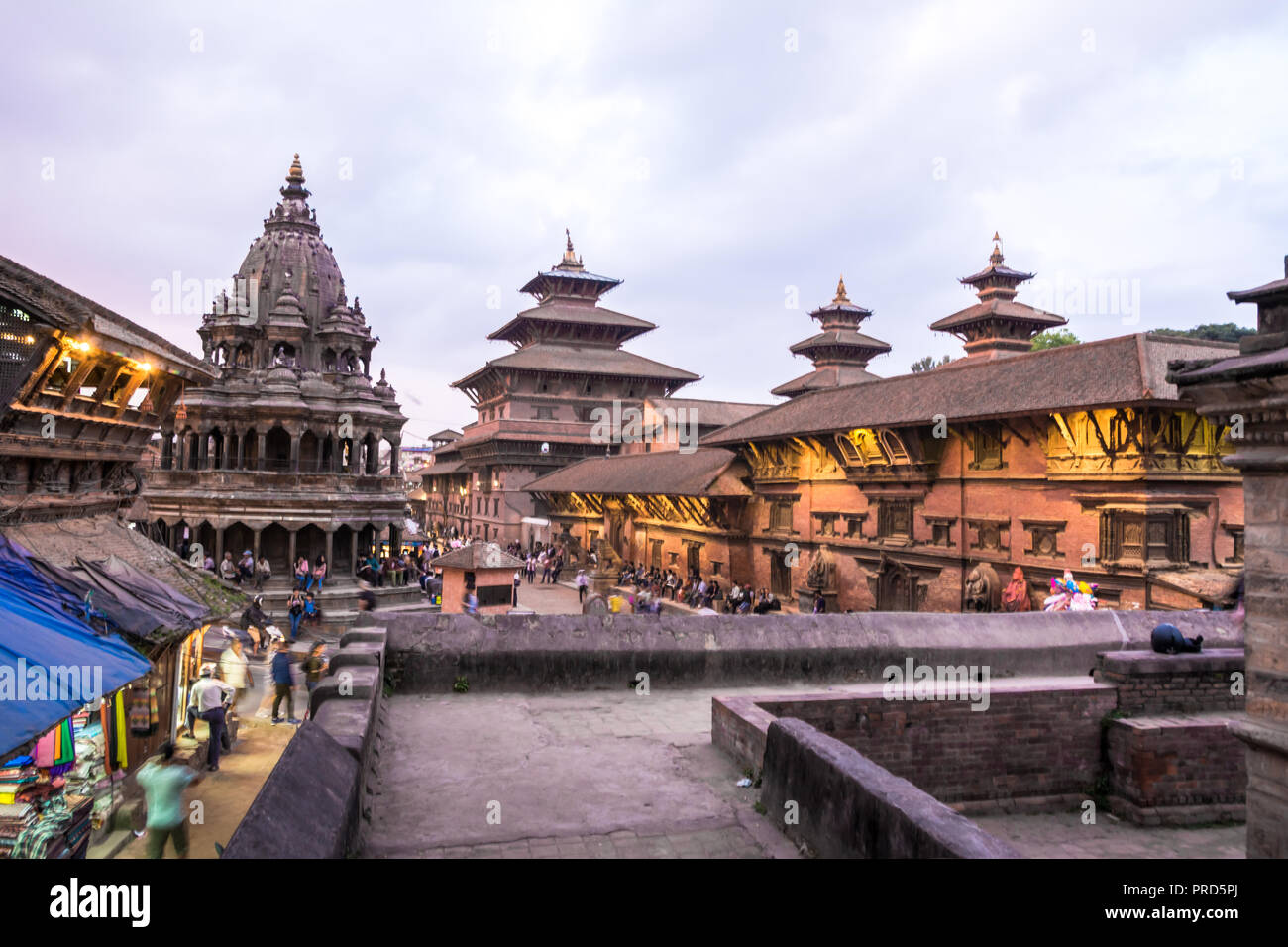 Nepal temple patan Stock Photo - Alamy